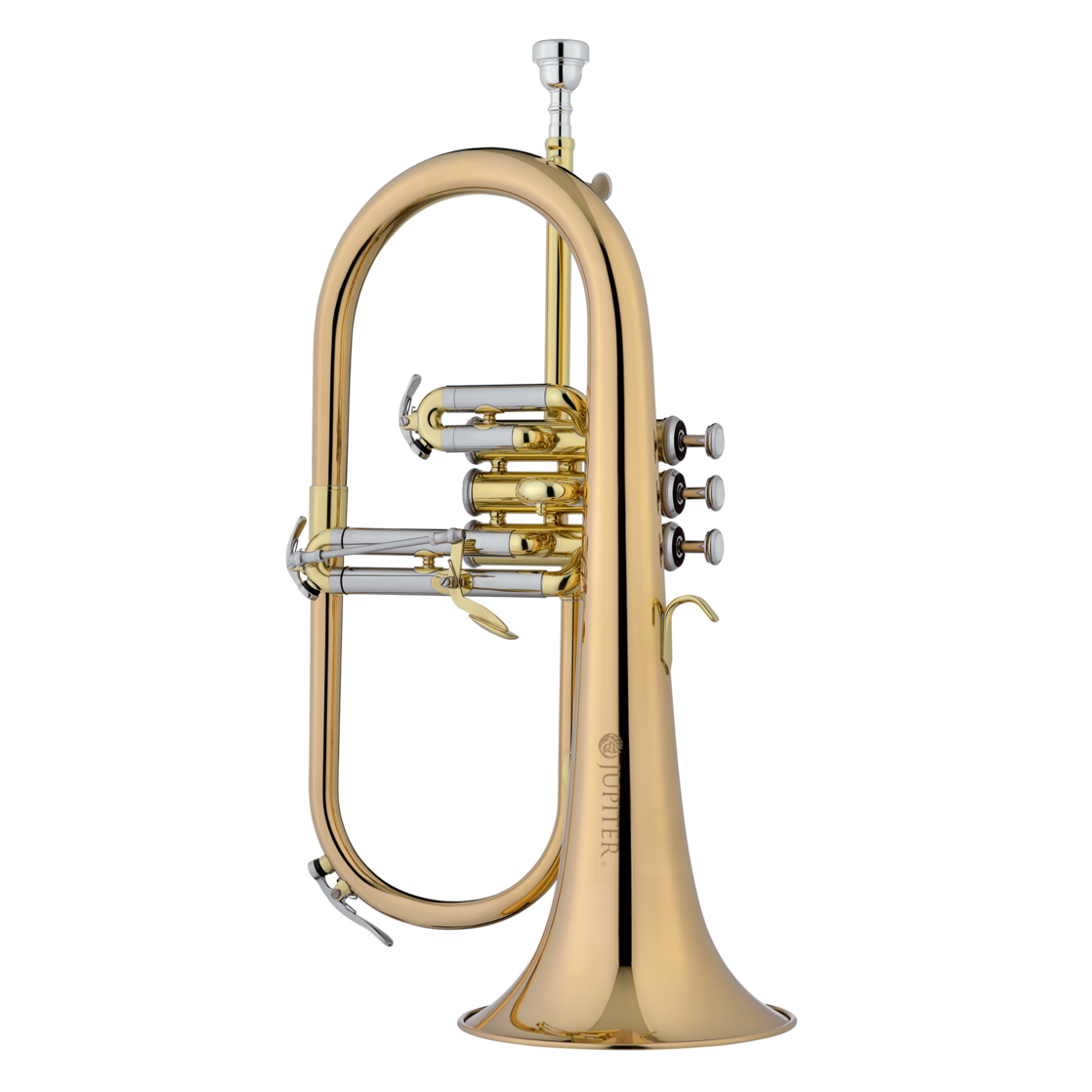 Jupiter JFH 1100R, Goldmessing Flügelhorn – Musicland Blasinstrumente